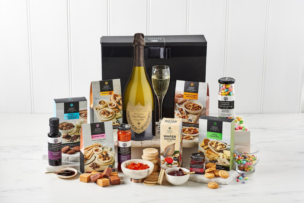 Dom Pérignon Champagne Hamper by Random Harvest Gourmet