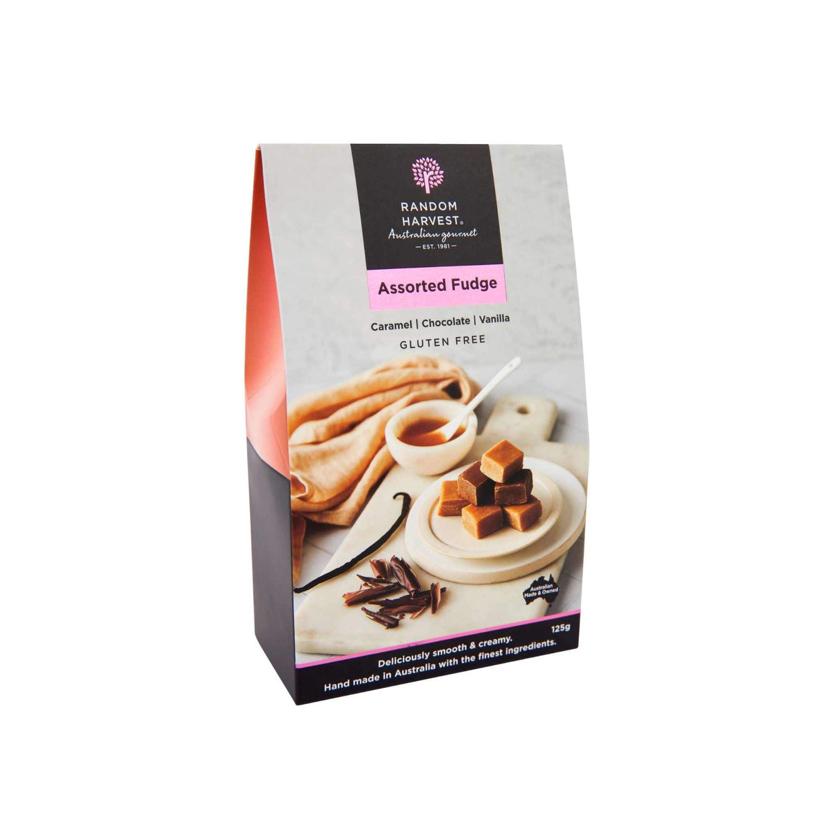 Assorted Fudge 125g Australian Made Gluten Free | Random Harvest
